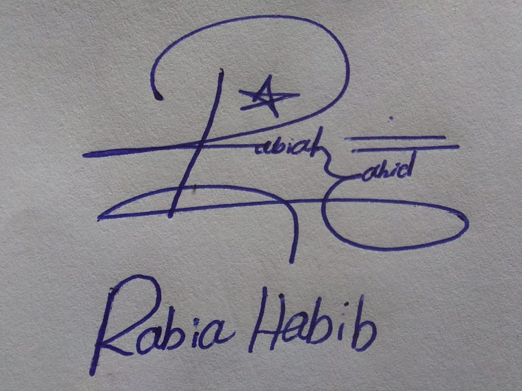Rabia Habib Signature Styles - Write Signature